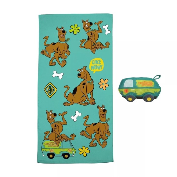 Scooby-Doo! | Bath | Scoob Scoobydoo Mystery Machine 2piece Bath Towel ...